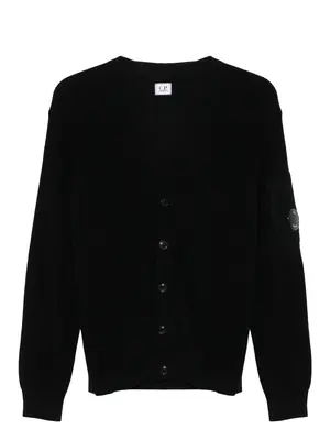 C.P. COMPANY Button-fastening Cardigan - Black