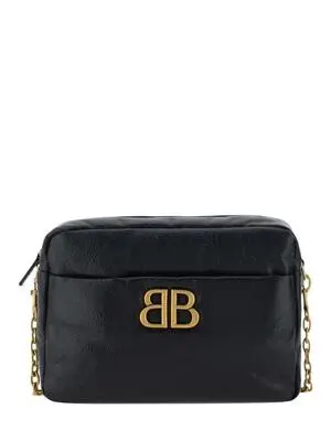 Balenciaga Xs Monaco Cross Body Bag - Black