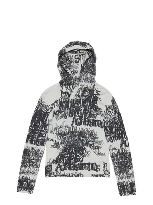 Acne Studios Logo-print Hoodie - Black