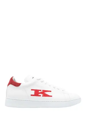 Kiton Stitching Sneakers - White