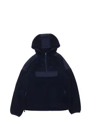 Supreme Polartec Hooded Half Zip Pullover - Navy Blue