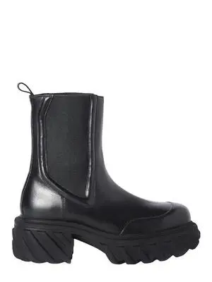 Off-White Tractor Motor Chelsea Boots - Black