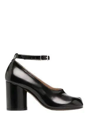 MAISON MARGIELA Tabi Mary Jane Leather Pumps - Black
