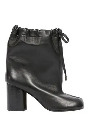 MAISON MARGIELA Tabi Drawstring Ankle Boots Black