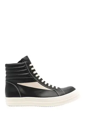 Rick Owens Porterville Vintage High-top Sneakers - Black/milk