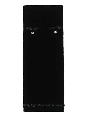 Huishan Zhang Esther Midi Skirt - Black