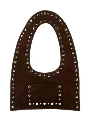 Gimaguas Suede Studded Tote - Brown
