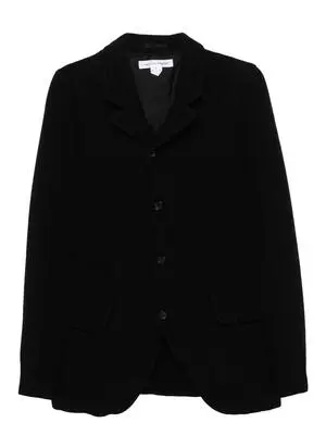Comme Des Garçons Knitted Blazer - Black
