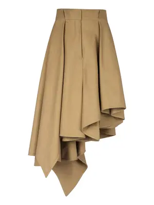 BALMAIN Balmain Asymmetric Pleated Skirt