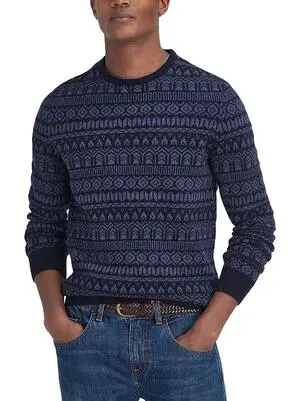 Barbour Stonebeck Crewneck Sweater - Navy