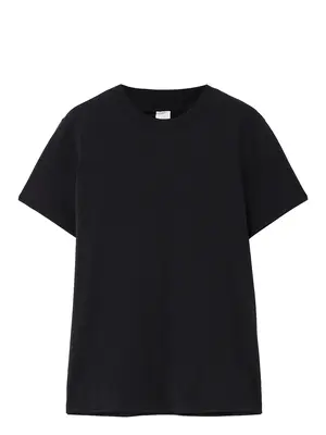Lululemon All Yours Pima Cotton-jersey T-shirt - Black
