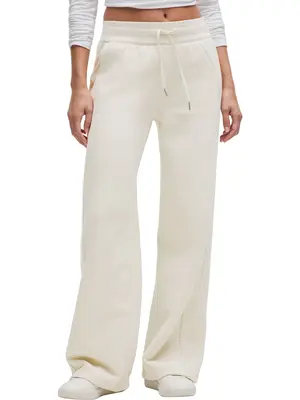 Lululemon Scuba Mid-Rise Wide-Leg Pant Bone