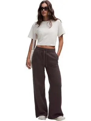 Lululemon Scuba Mid-Rise Wide-Leg Pant Sequoia