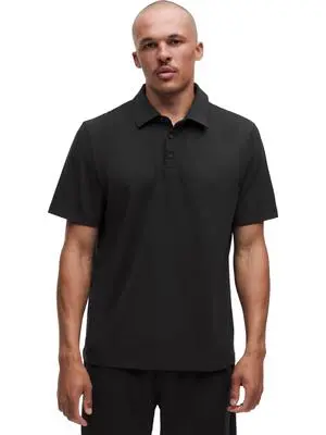 Lululemon Soft Jersey Short-sleeve Polo Shirt - Black