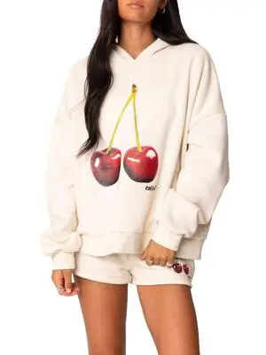 EDIKTED EDIKTED Mon Cheri Cotton Blend Hoodie