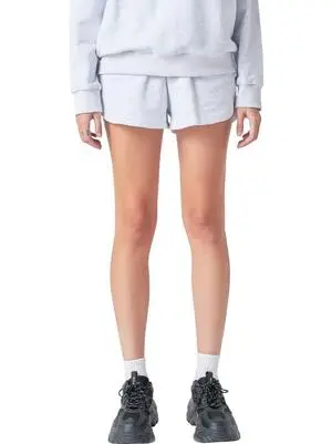 GREY LAB Cotton French Terry Shorts - Heather Grey