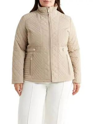 Gallery Water Resistant Quilted Jacket - Rattan