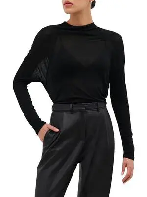 MARCELLA Marcella Sydney Gathered Long Sleeve Top