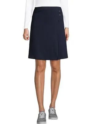 LANDS' END Knit Skort - Classic Navy