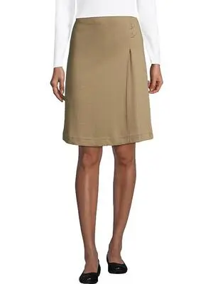 LANDS' END Knit Skort - Khaki