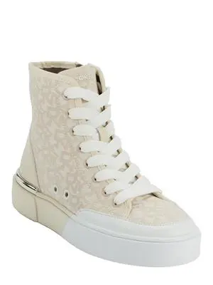 Dkny DKNY Bitsy High Top Platform Sneaker Xvq - Hemp/ White