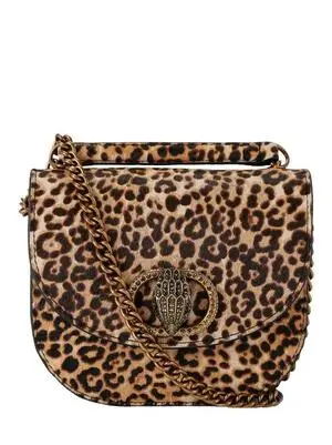 Kurt Geiger Chelsea Calf Hair Saddle Bag Brown/oth