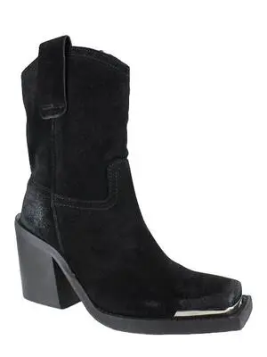 ZIGI Joshi Western Boots - Black Suede