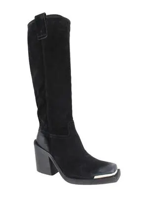 ZIGI Joshana Knee High Boots - Black Suede