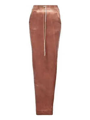 Rick Owens Denim Maxi Skirt - Brown