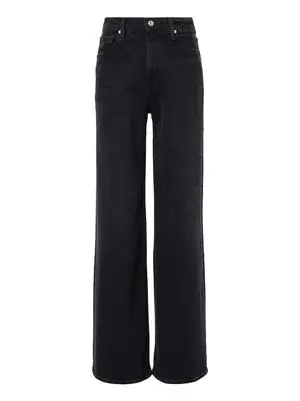 Citizens Of Humanity Paloma High-rise Wide-leg Jeans In Raine - Black