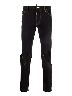 Dsquared2 Cotton Denim Jeans Black