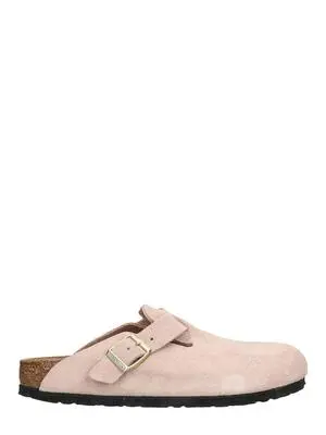 BIRKENSTOCK Birkenstock Suede Boston Clogs Pink