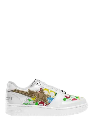 A BATHING APE Coach X Sta Low Sneakers - White