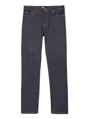 The Kooples Slim-leg Stretch-denim Jeans - Blue Rinse