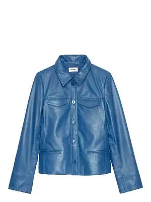 Zadig&Voltaire Liam Leather Jacket Surf