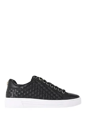 Carvela Logo-plaque Low-top Trainers - Black