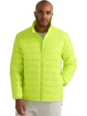 LANDS' END Wanderweight Ultralight Packable Down Jacket Citrus Fields