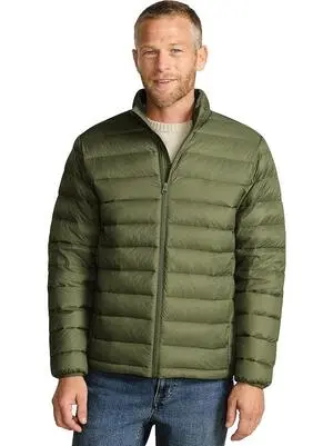 LANDS' END Wanderweight Ultralight Packable Down Jacket - River Stone Green