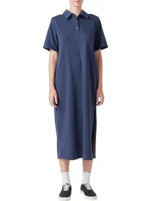 GREY LAB Polo Midi Dress - Navy