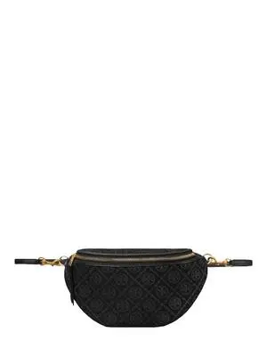 Tory Burch Tory Burch T Monogram Jacquard Belt Bag Black