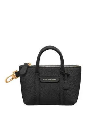 MAISON DE SABRE The Sabremoji Weekender Charm - Black Caviar