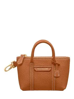 MAISON DE SABRE The Sabremoji Weekender Charm - Pecan Brown