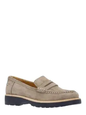L'AMOUR DES PIEDS Yolandi Penny Loafer - Dark Taupe