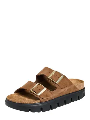 BIRKENSTOCK Arizona Chunky Sandals - Dark Tea