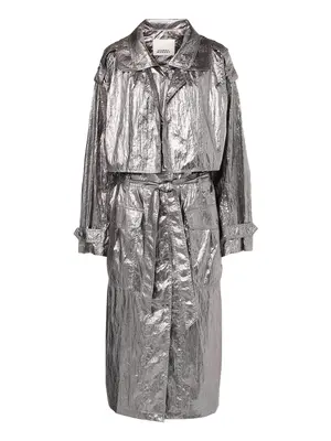 Isabel Marant Lsikagd Trench Coat - Silver