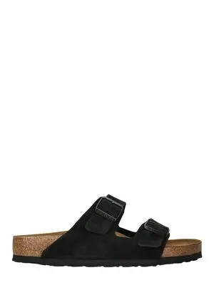 BIRKENSTOCK Arizona Suede Sandals Black