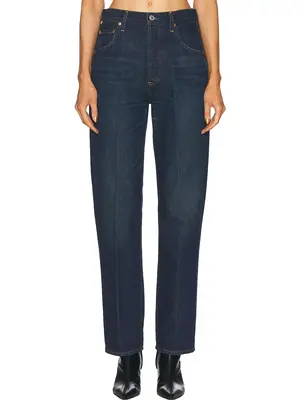 Citizens Of Humanity Baretta Relaxed Straight Jeans - Piovere