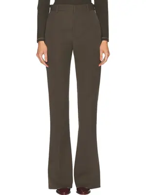 Bottega Veneta Wide Leg Pant - Dark Olive