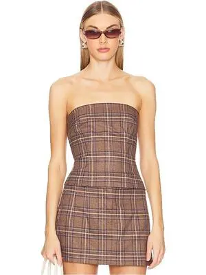 LOVERS AND FRIENDS Leah Top - Brown