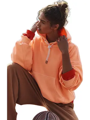 Free People Slouchy Fit Hoodie Melon